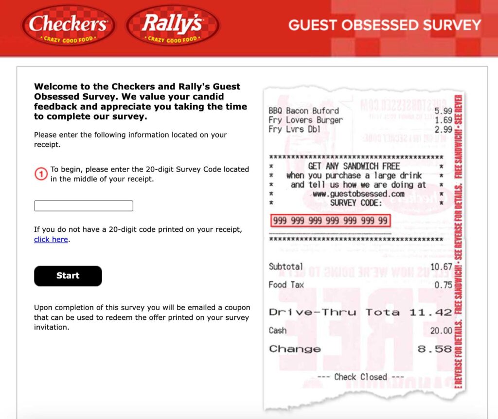 GuestObsessed: Participate The Checkers And Rally’s Survey Online!