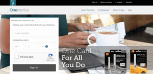OneVanilla: Register, Login And Activate Your Prepaid Vanilla Card At ...